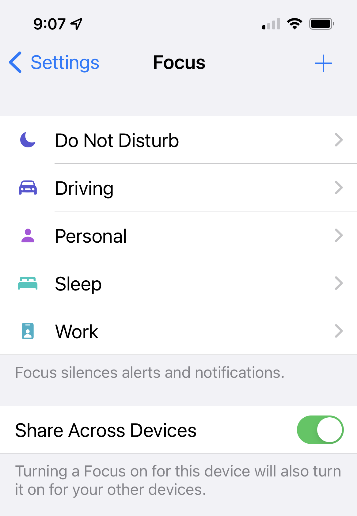 Turning Off Work with iOS 15 Focus Modes – Cannonball