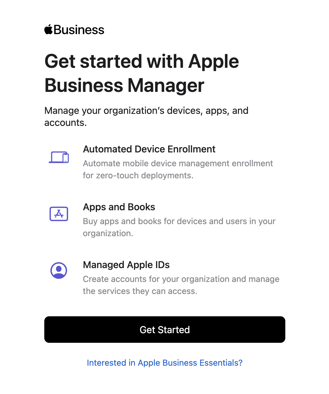 Positive Changes to Apple Business Manager Signup Flows! – Cannonball